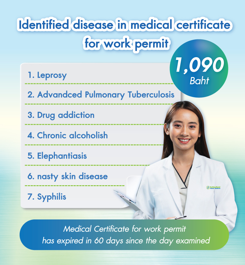 Medical checkup for work permit Program